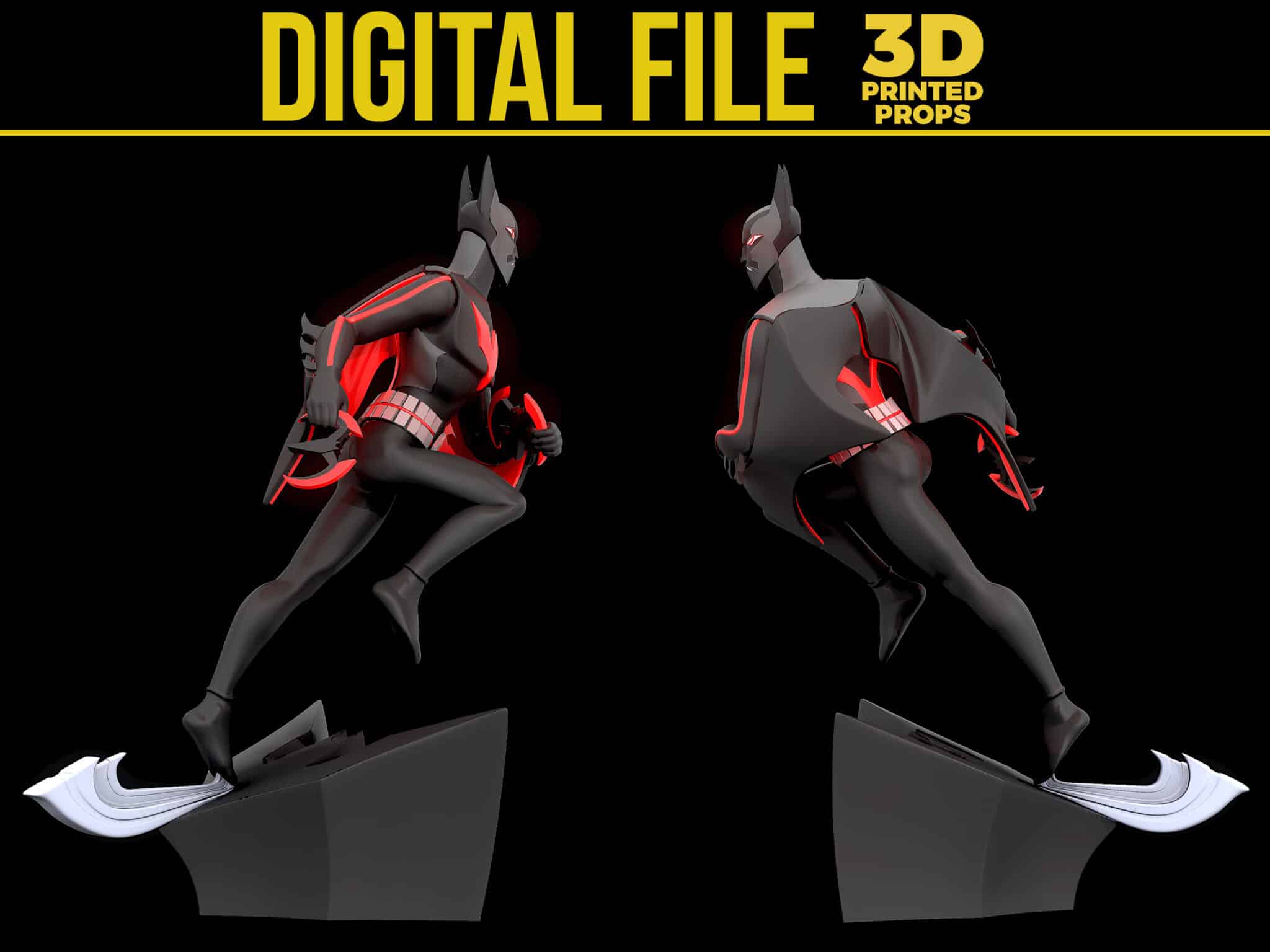 Batman Beyond Statue Package