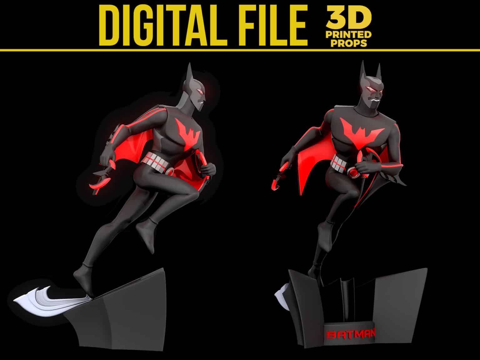 Batman Beyond Statue Package