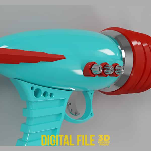 Retro Raygun Blaster - 3D PRINTED PROPS