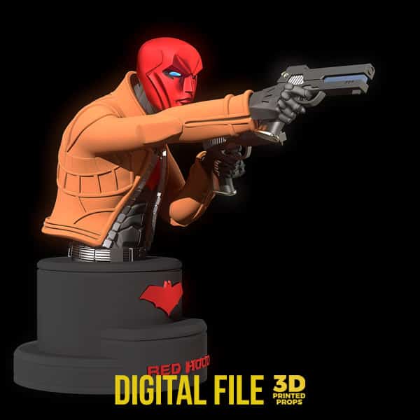 Red Hood Bust - 3D PRINTED PROPS