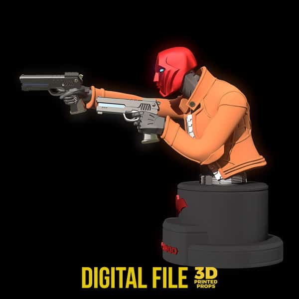 Red Hood Bust - 3D PRINTED PROPS