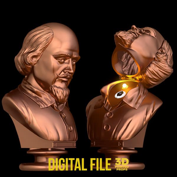 Batman Shakespeare Bust 3D Print - 3D PRINTED PROPS
