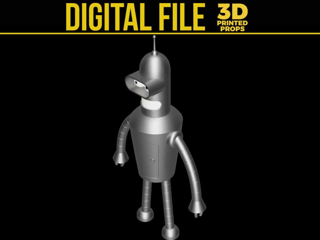 Bender from Futurama - 3D PRINTED PROPS