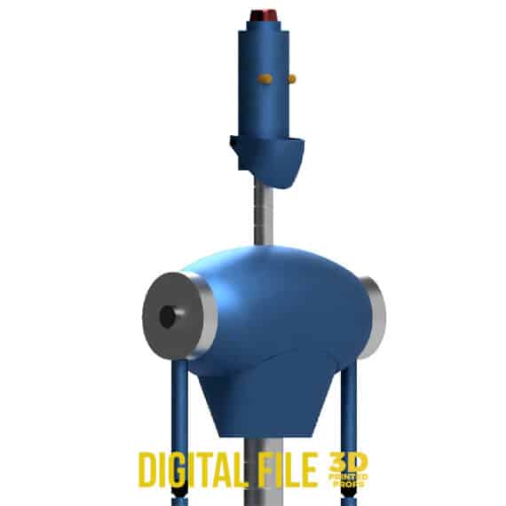 HELPER Robot from Venture Brothers - LIFESIZE - 3D PRINTED PROPS