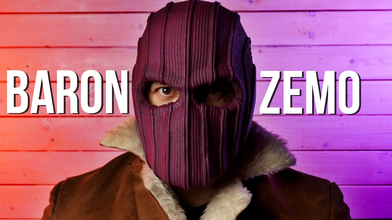 Baron Zemo 3D Printed Mask - 3D PRINTED PROPS