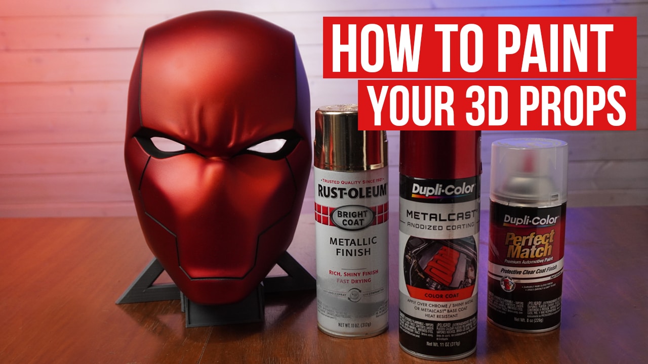 Finishing 3D Prints How To Paint 3D Printed Parts Finishing 3D Prints How To Paint 3D 