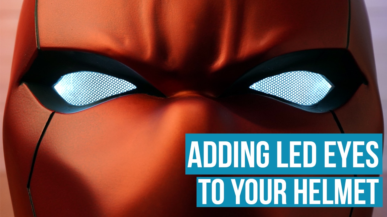 Finishing 3D Prints: Adding LED Lenses to 3D Printed Helmets - 3D ...