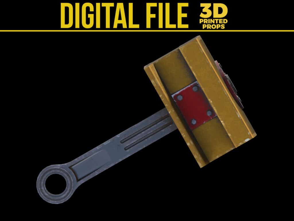 Boastful Loki Hammer - 3D PRINTED PROPS