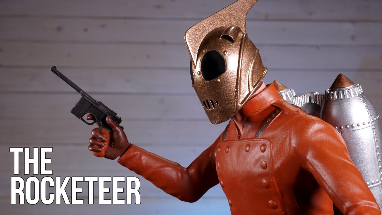 Rocketeer 3D Resin Statue