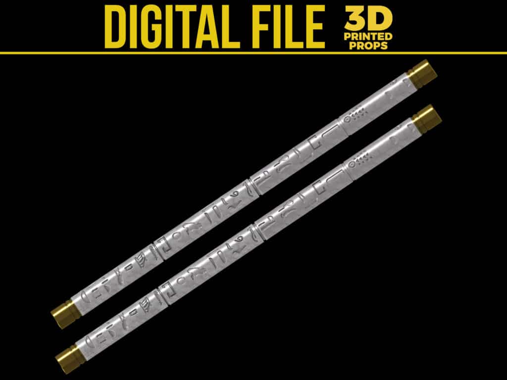 Mr. Knight Moon Knight Batons - 3D PRINTED PROPS