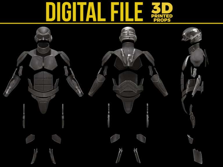 Black Noir Armor from The Boys - 3D PRINTED PROPS