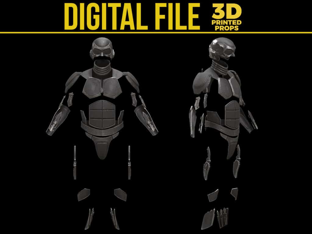 Black Noir Armor from The Boys - 3D PRINTED PROPS