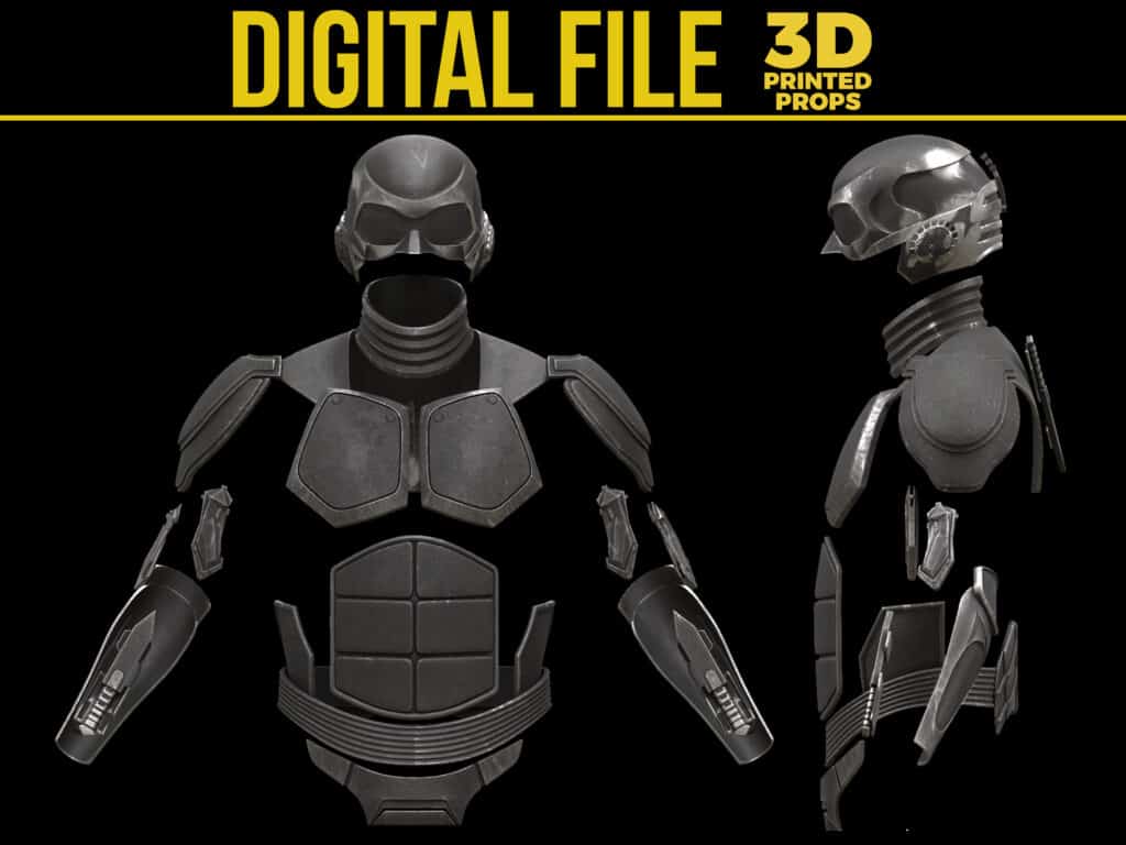 Black Noir Armor from The Boys - 3D PRINTED PROPS