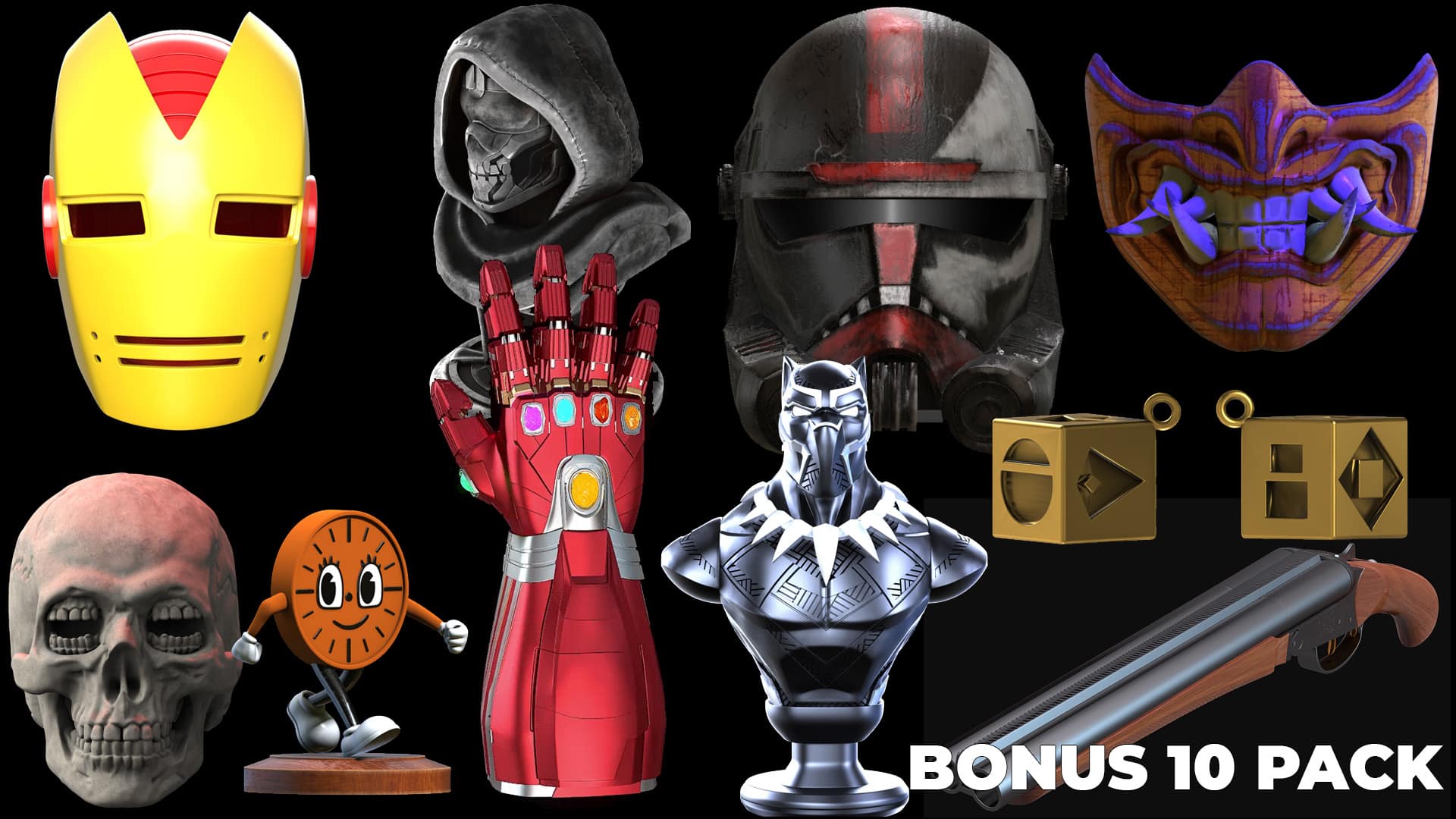 3D PRINTED PROPS -The Best Cosplay STL Files and Props Online