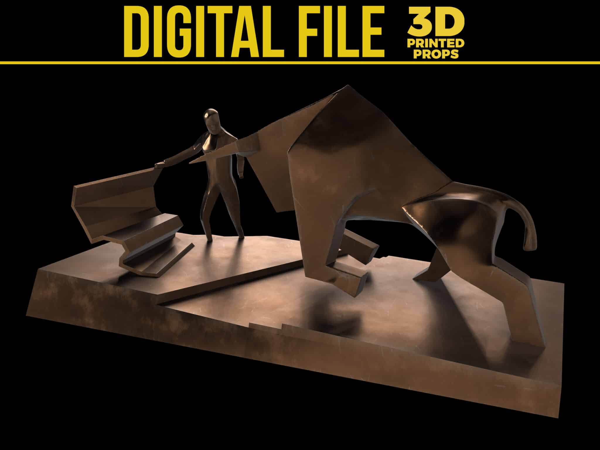 Dune Bullfighter Statue - 3D PRINTED PROPS