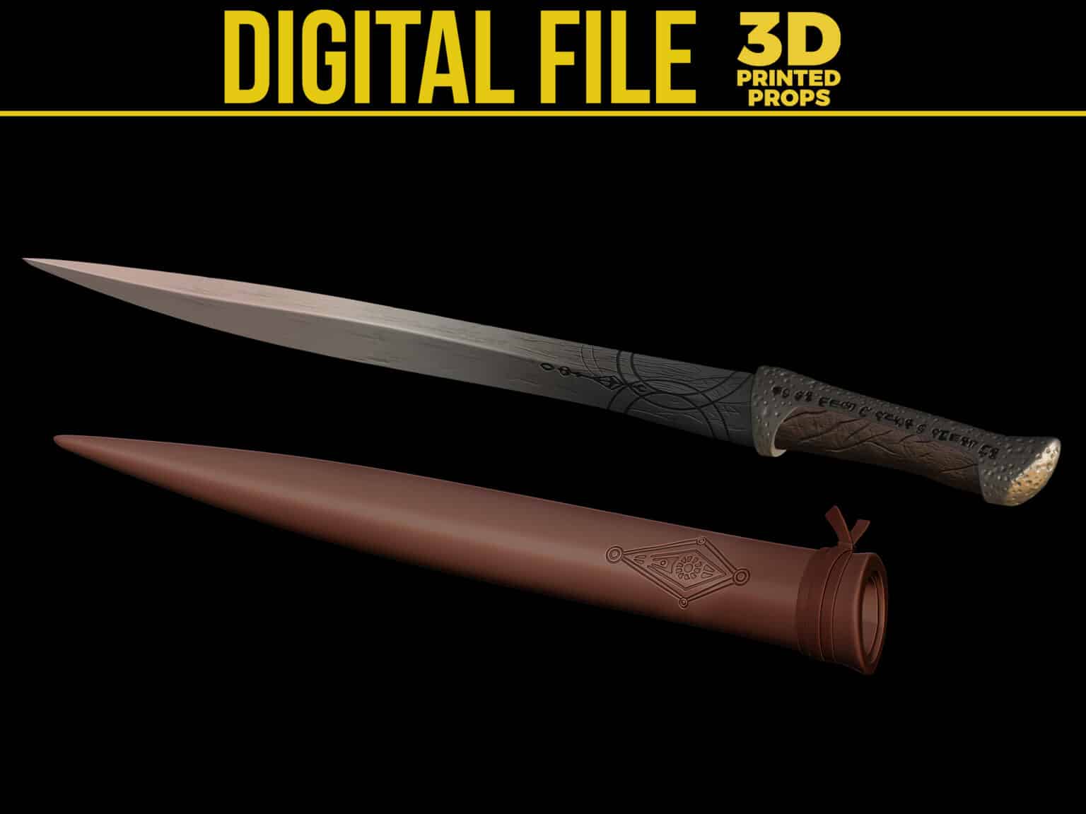 Fremen Crysknife from Dune - 3D PRINTED PROPS