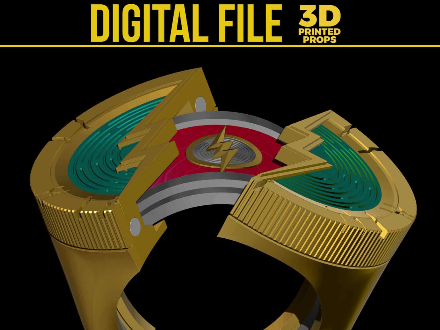 Flash Ring - Flashpoint 2023 - 3D PRINTED PROPS