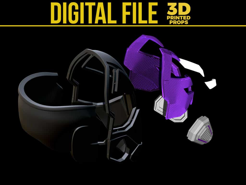 Prowler Helmet & Gauntlet from Spider-Man: Across the Spider-Verse