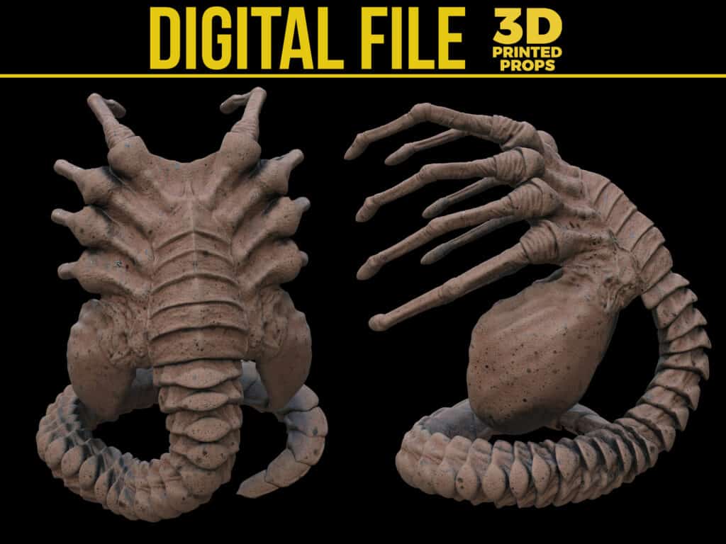Alien Romulus Face Hugger - 3D PRINTED PROPS