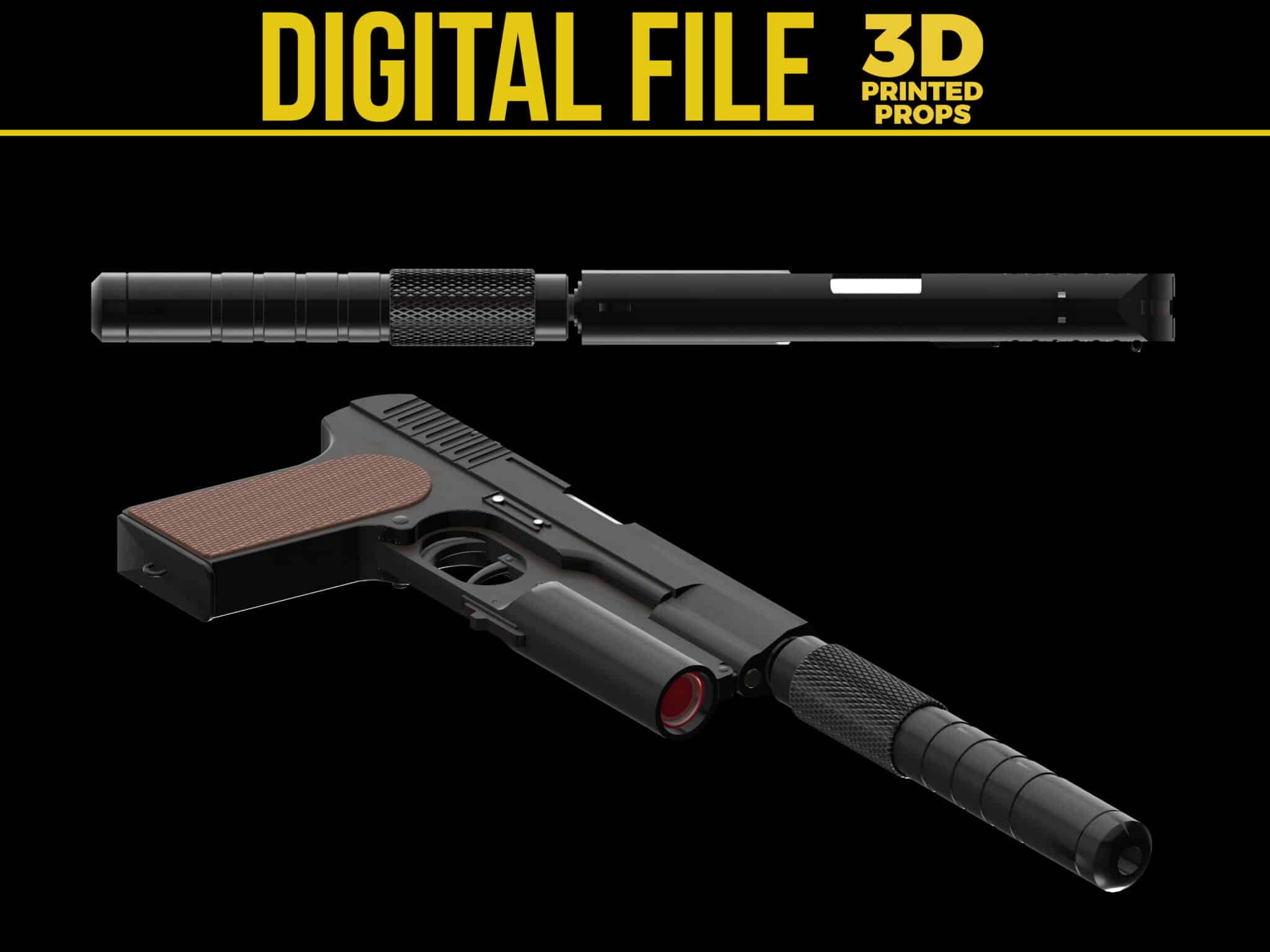 Kingsman Pistol - 3D PRINTED PROPS