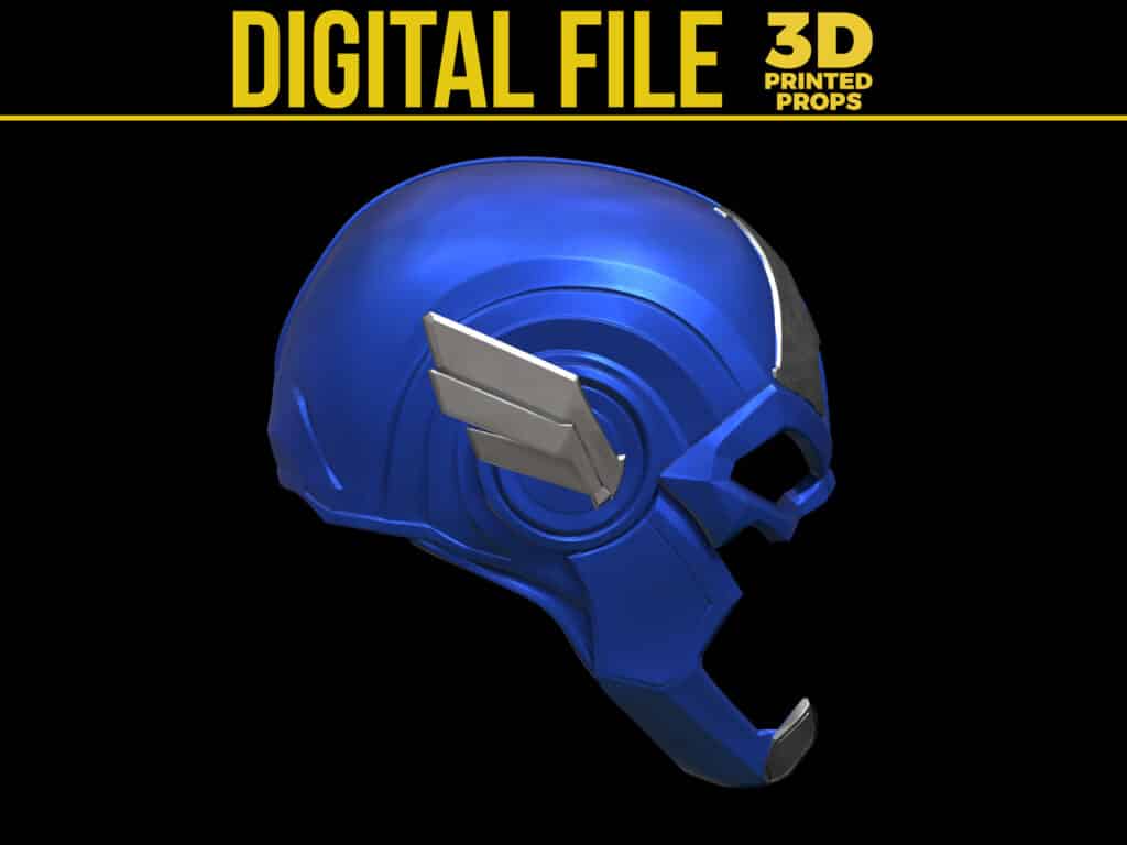 Captain America Helmet from Marvel Rivals - 3D PRINTED PROPS