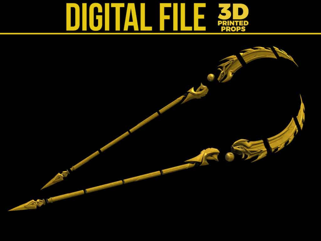 Loki's Scepter from Marvel Rivals - 3D PRINTED PROPS