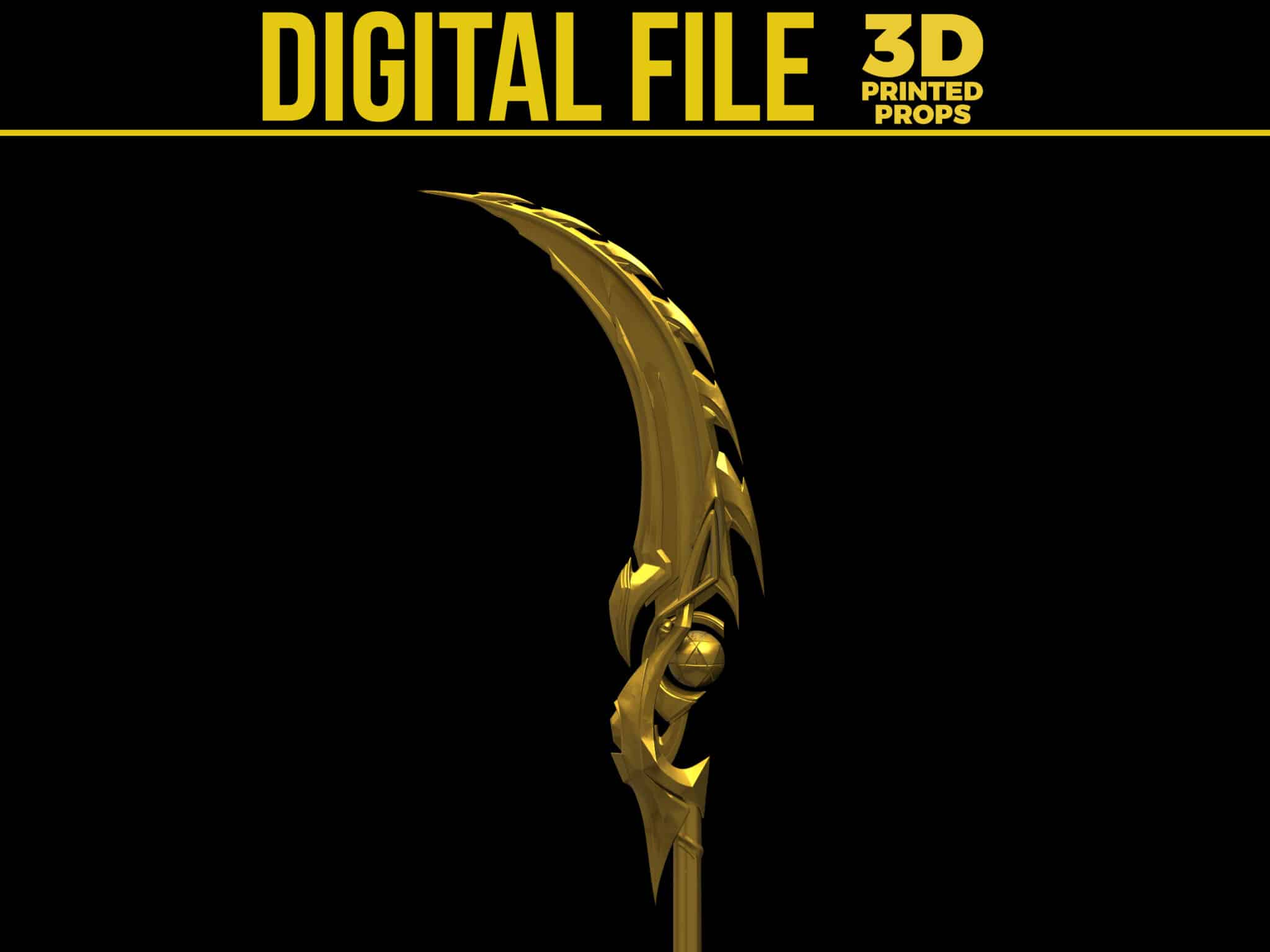 Loki's Scepter from Marvel Rivals - 3D PRINTED PROPS