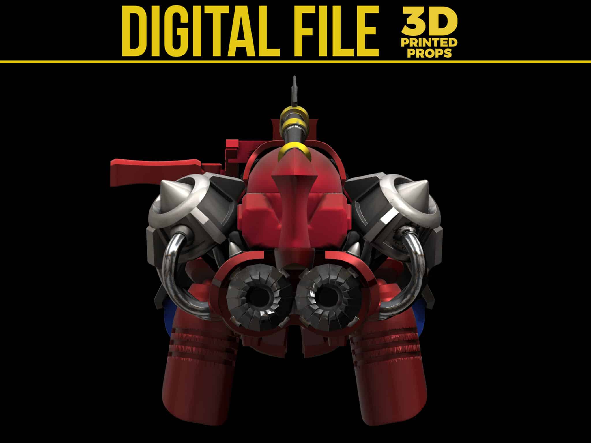 Rocket Raccoon's Gun from Marvel Rivals - 3D PRINTED PROPS