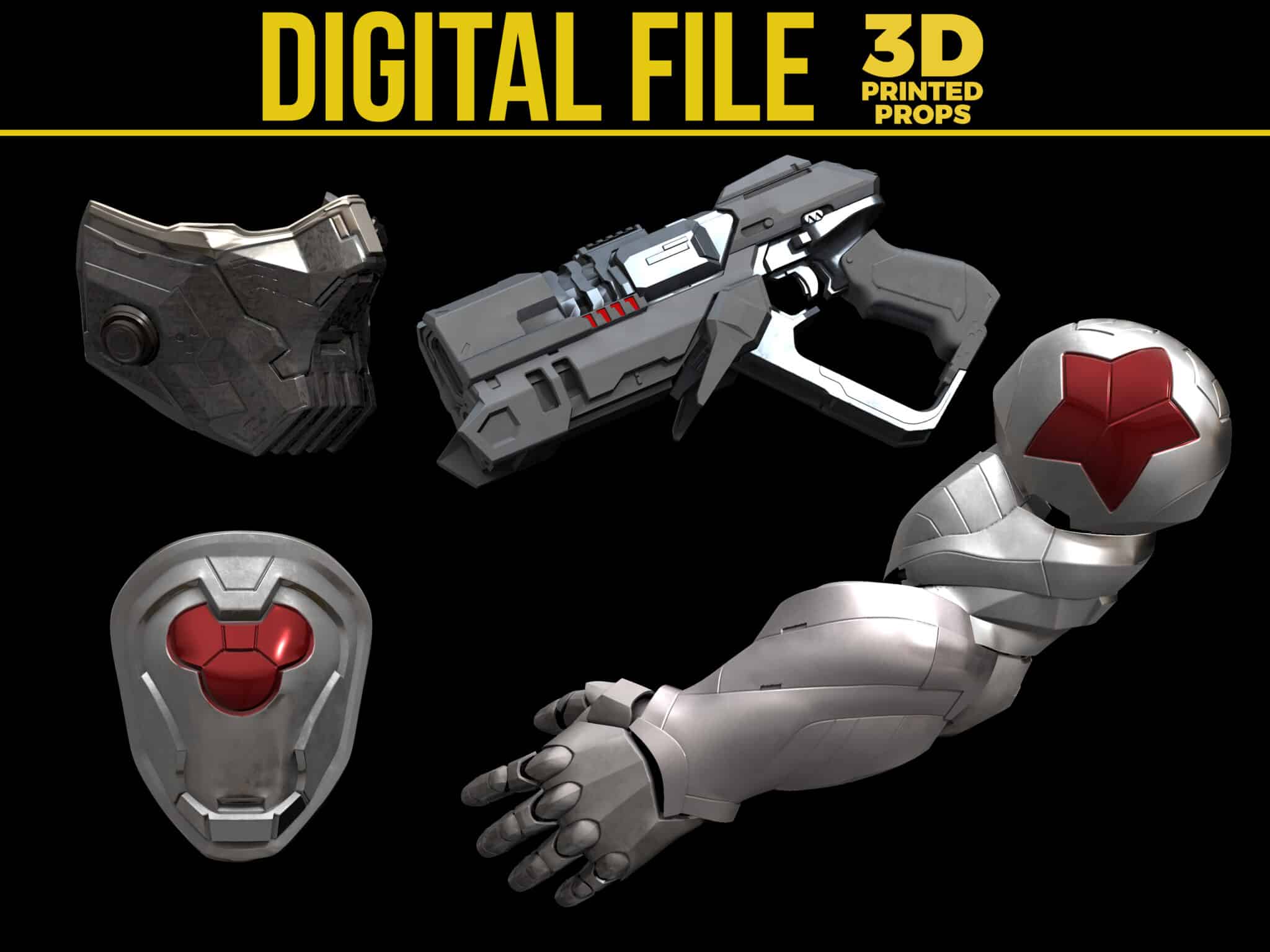 3D PRINTED PROPS -The Best Cosplay STL Files and Props Online