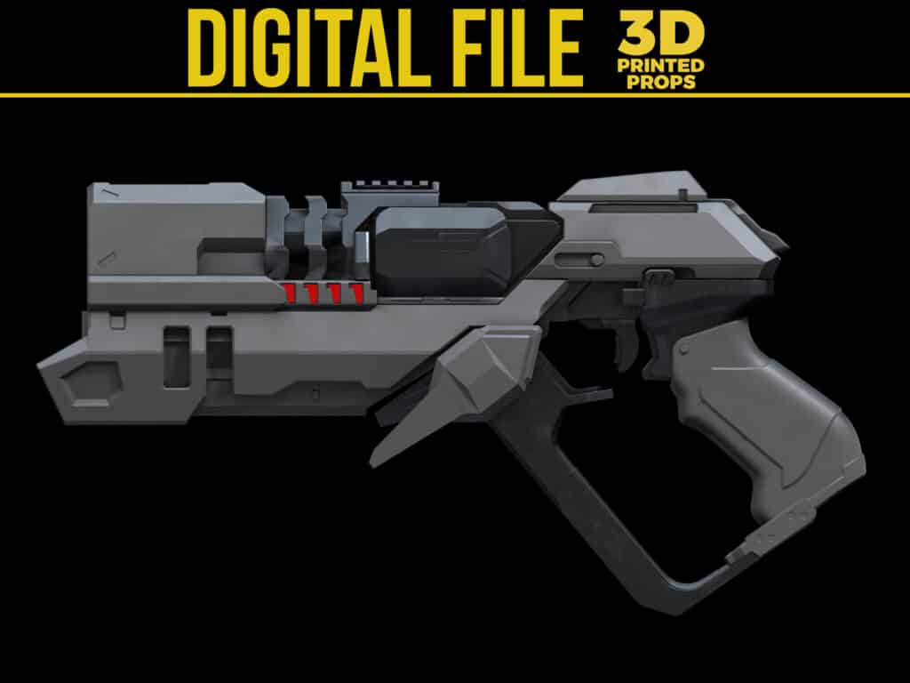 Bucky The Winter Solider Pistol Marvel Rivals - 3D PRINTED PROPS