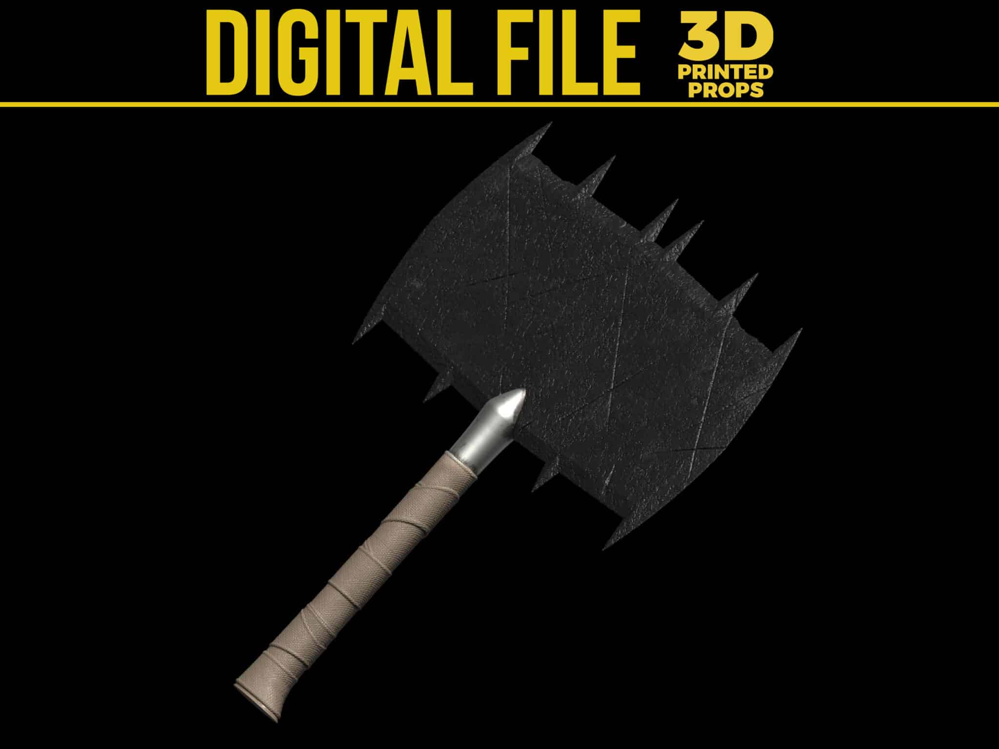 Absolute Batman Chest Emblem Axe - Absolute Batman Chest Emblem Axe