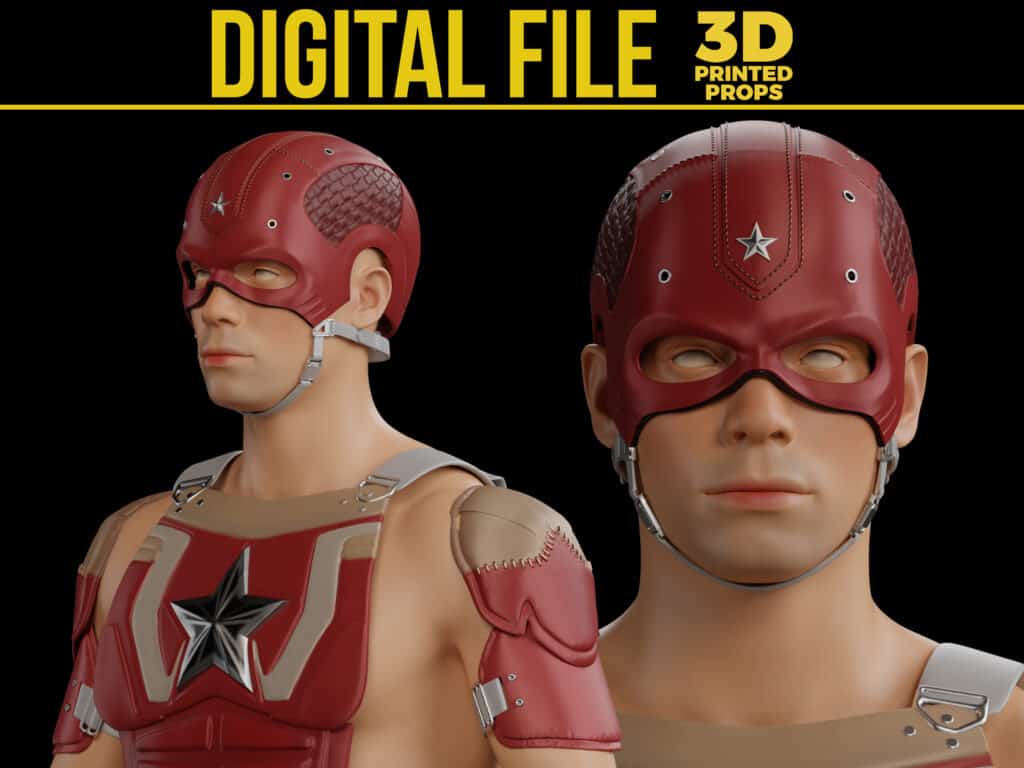 Red Guardian Armor - Thunderbolts - New Avengers - 3D PRINTED PROPS