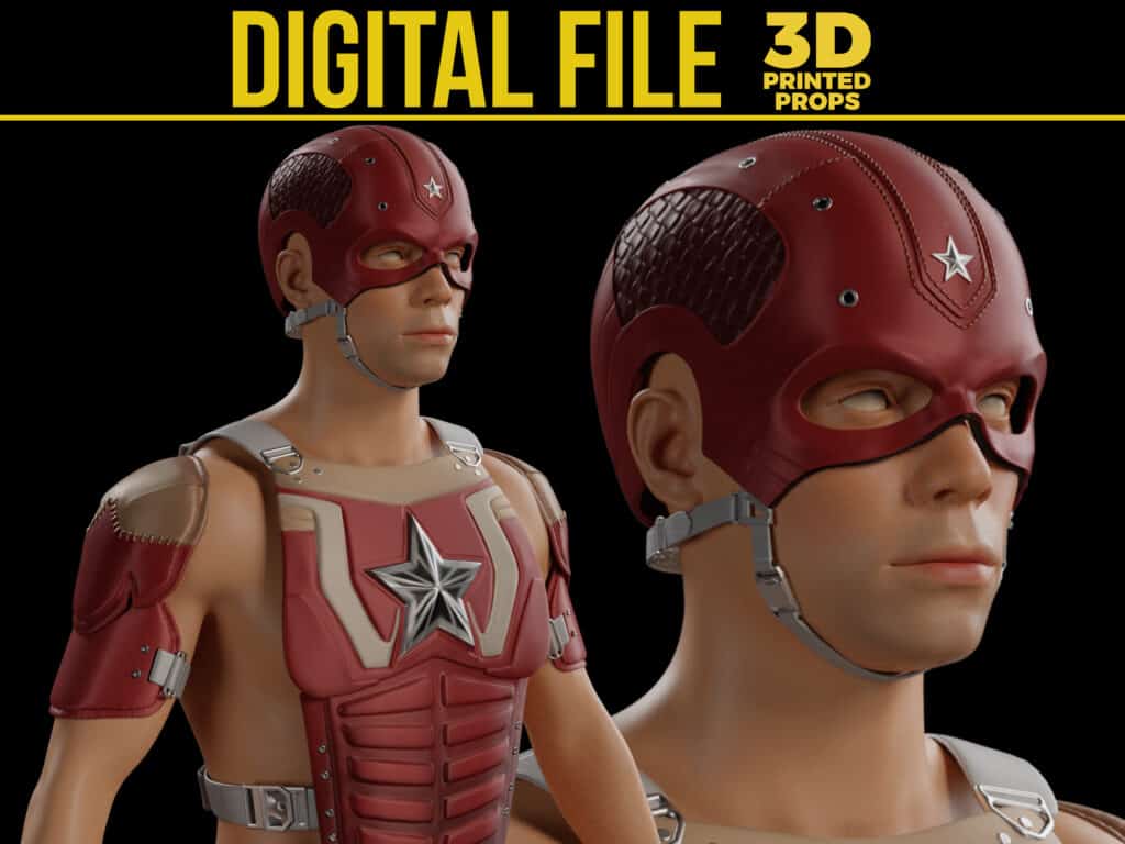 Red Guardian Armor - Thunderbolts - New Avengers - 3D PRINTED PROPS