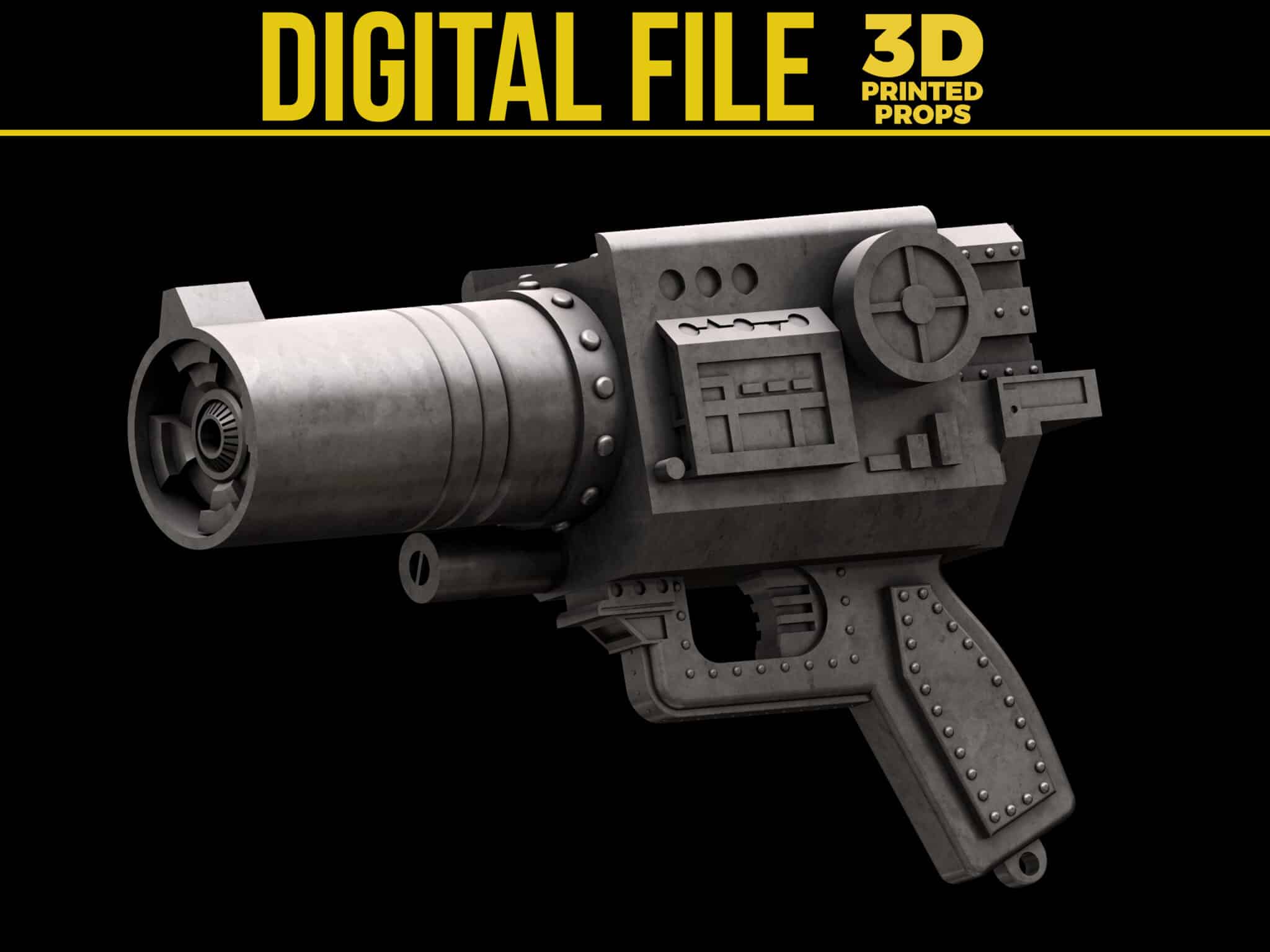 Doctor Doom Gun Kirby Inspired - 3D PRINTED PROPS